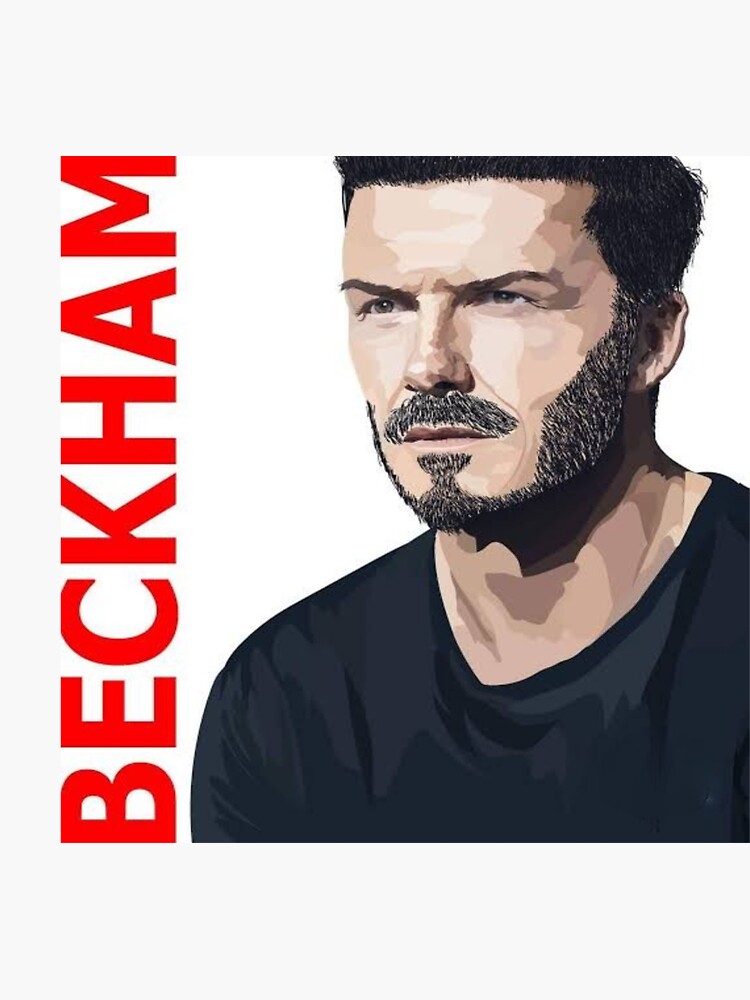 "David beckham " Sticker for Sale by sagestar | Redbubble