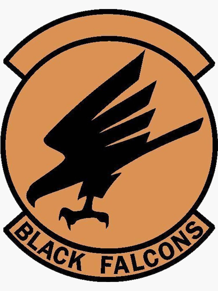 "US Air Force Black Falcons Sticker " Sticker for Sale by ...