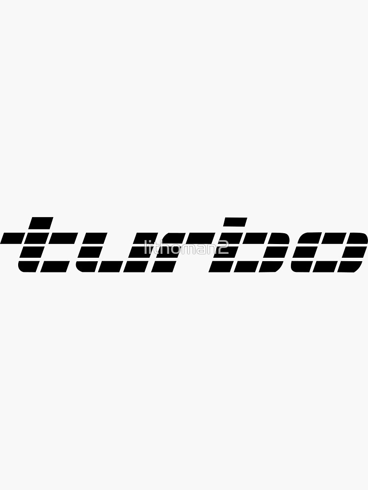"Holden VL Calais - Turbo Badge (Black)" Sticker for Sale by lithoman2 ...