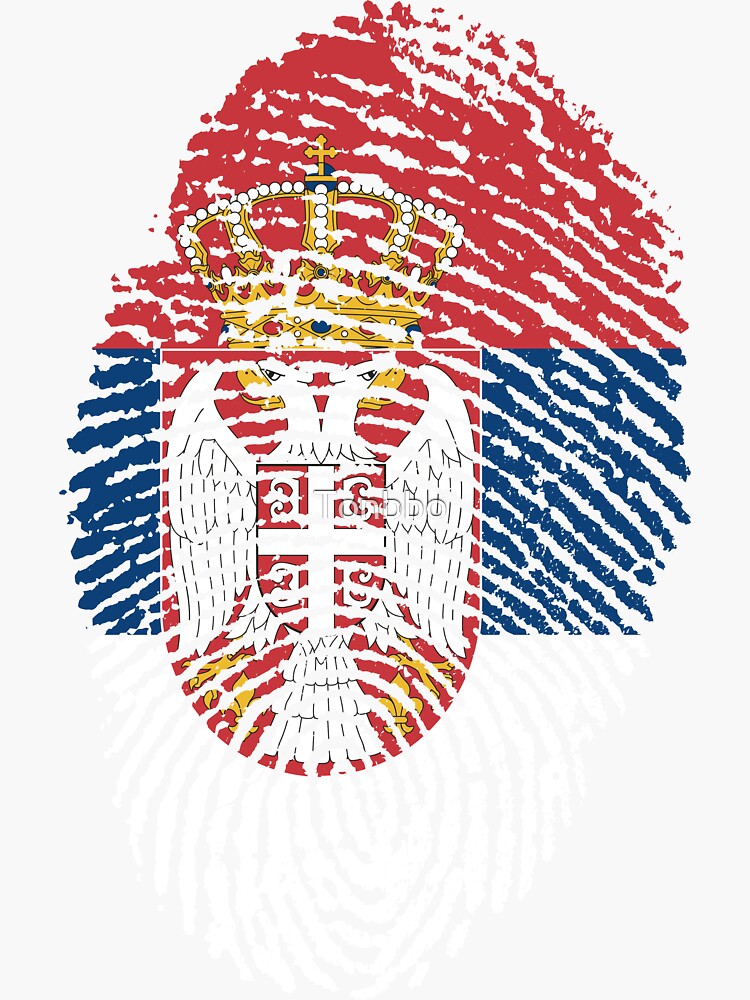 "Serbian" Sticker for Sale by Tonbbo | Redbubble