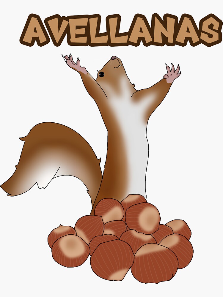 "etiqueta engomada del tarro de avellanas" Sticker for Sale by Maki ...