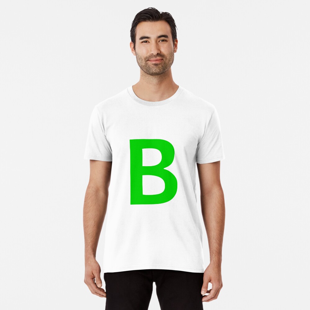 "Green color Letter B" Sticker for Sale by WECreations | Redbubble
