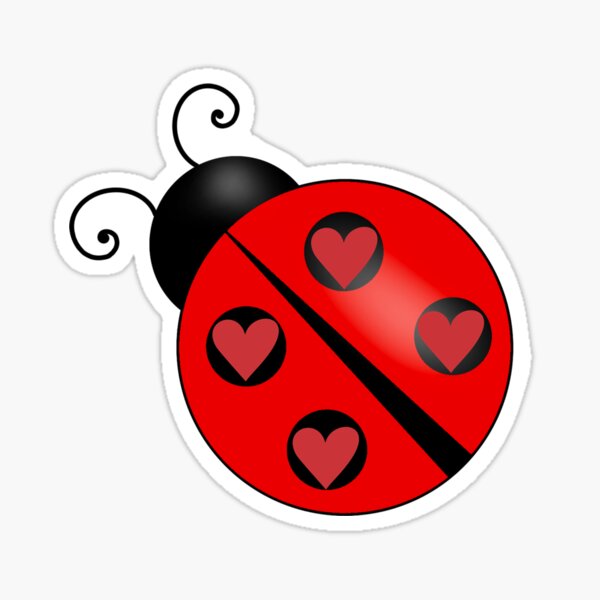 "Lady Bug Love" Sticker for Sale by Willyboy16 | Redbubble