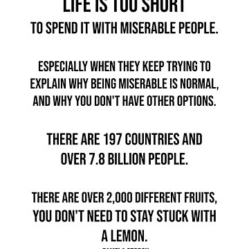 Miserable People Quotes Images 60 Sad Quotes On Life And Love To Lift