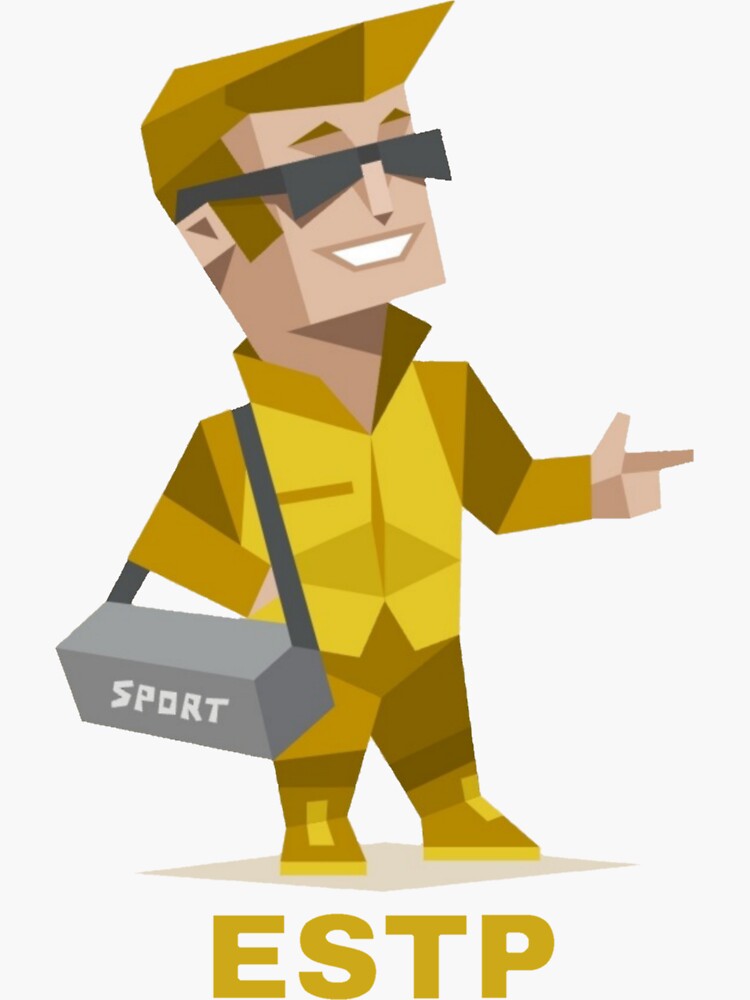 "ESTP MBTI" Sticker for Sale by hayzeniif | Redbubble
