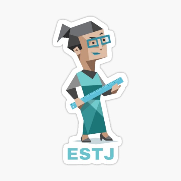 "ESTJ MBTI" Sticker for Sale by hayzeniif | Redbubble