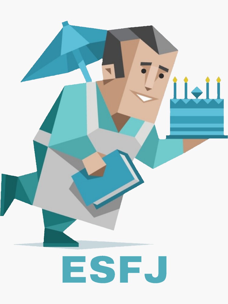 "ESFJ MBTI" Sticker for Sale by hayzeniif | Redbubble