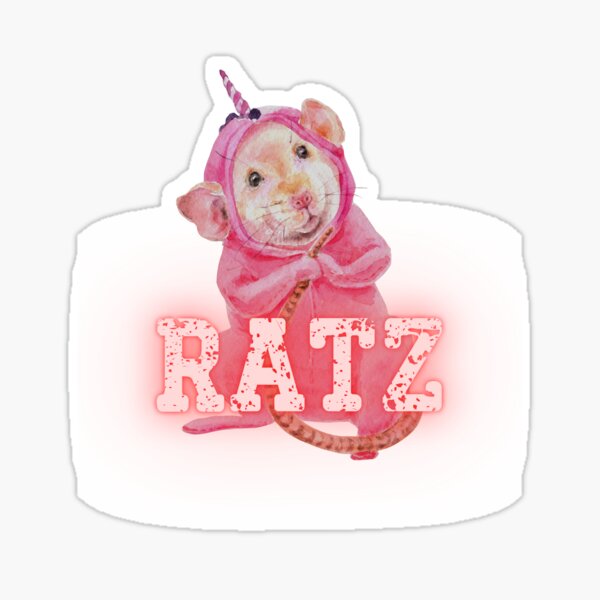 "Pink RATZ" Sticker for Sale by Kuki-shop | Redbubble