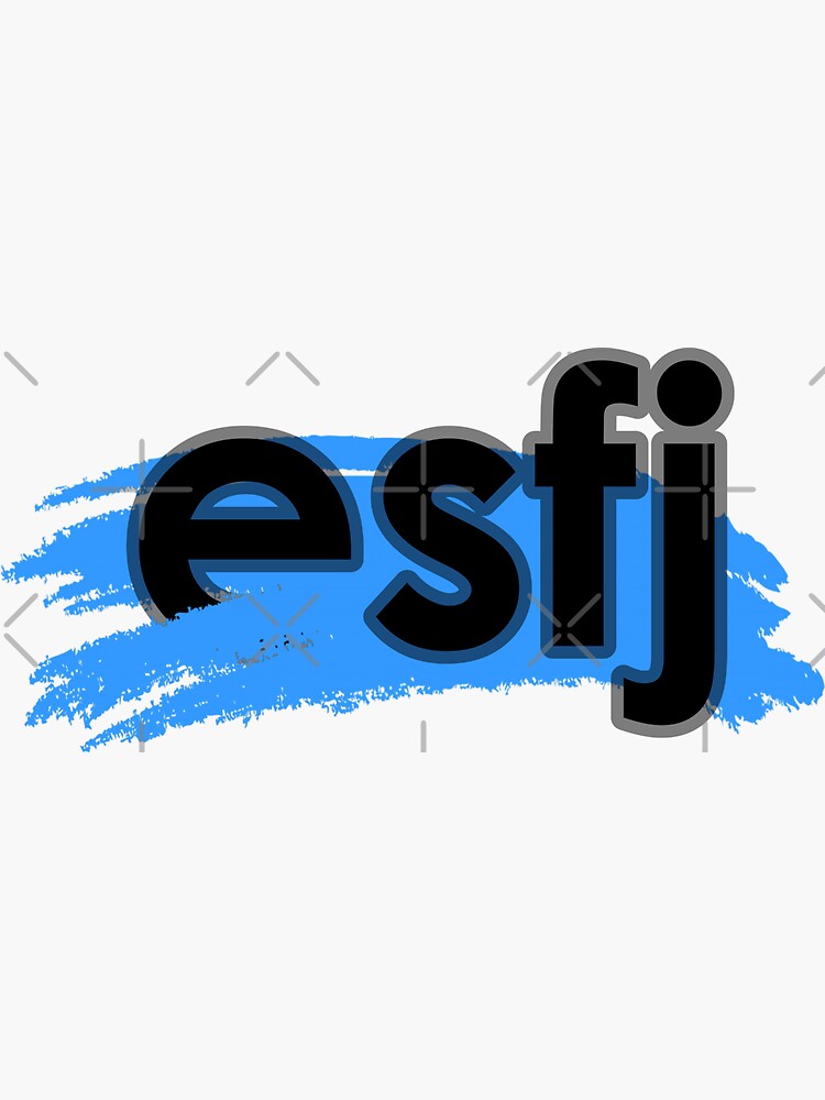 "ESFJ Myers Briggs Personality Type" Sticker for Sale by valeng03 ...