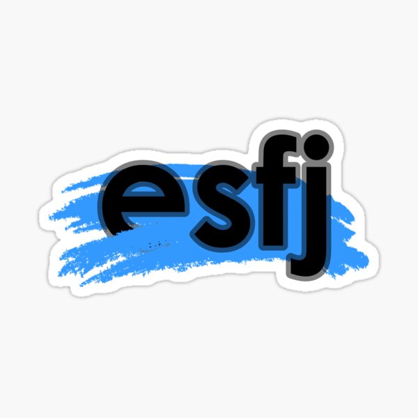 "ESFJ Myers Briggs Personality Type" Sticker for Sale by valeng03 ...