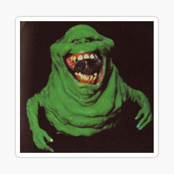 "Slimer Vintage Ghostbusters T-Shirt" Sticker for Sale by LarkaArt ...