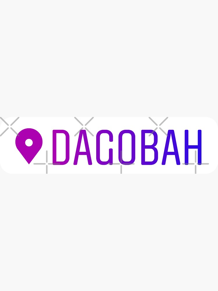 "Instagram Location Sticker of Dagobah" Sticker for Sale by ...