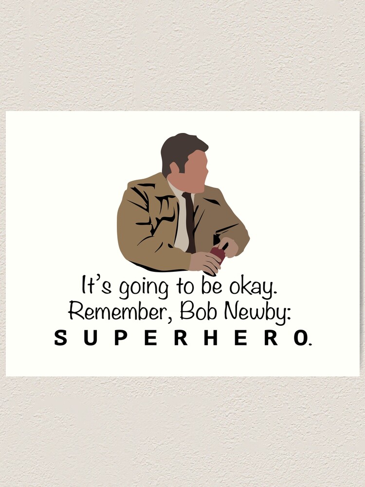 "Stranger Things - Bob Newby - Superhero" Art Print for Sale by ...