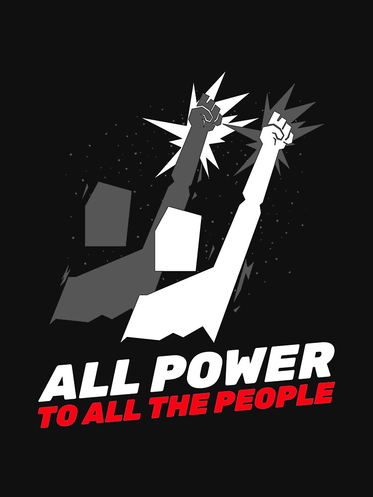 "All Power To The People - No One Is You And Thats Your Power - Black ...