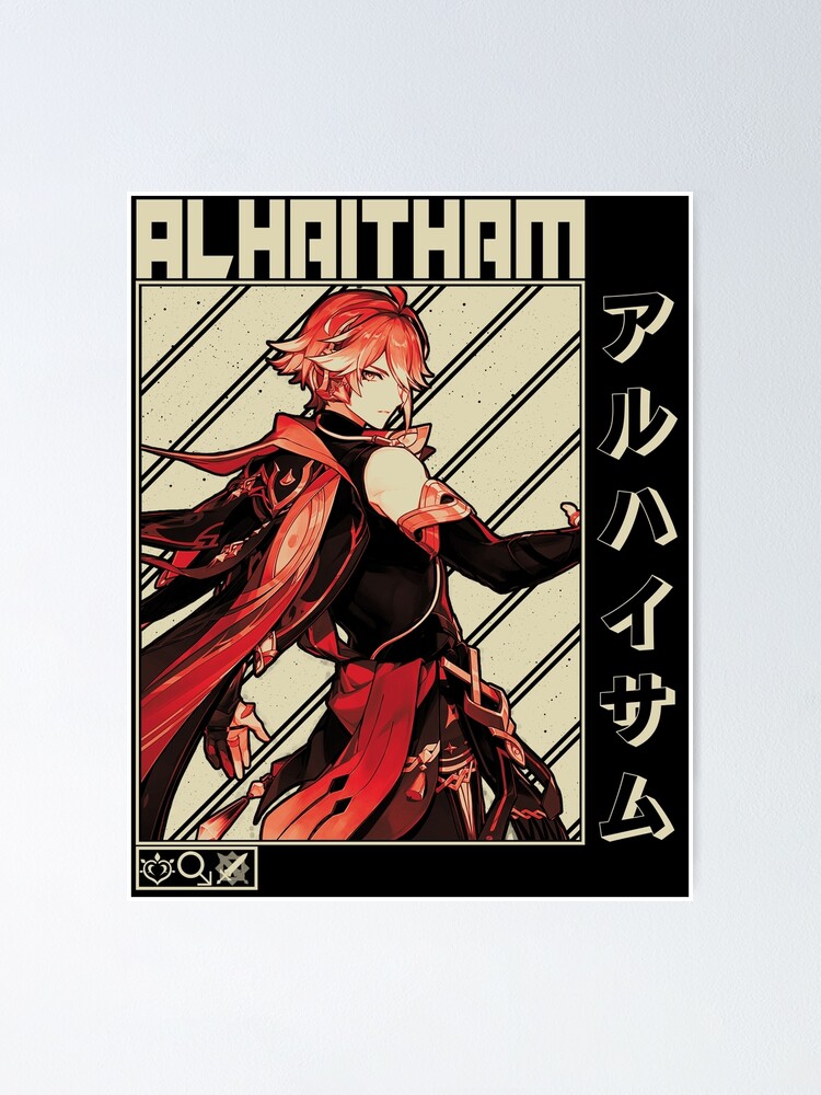 "Alhaitham | Genshin Impact" Poster for Sale by B-love | Redbubble