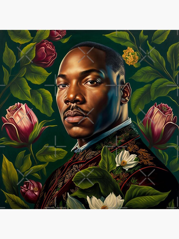 "Portait of Martin Luther King Kehinde wiley" Sticker for Sale by ...
