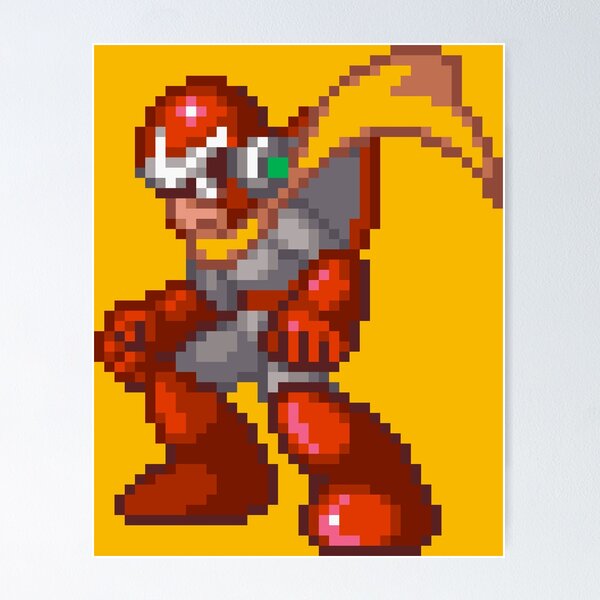 "Proto Man" Poster for Sale by The Sprite Guy | Redbubble