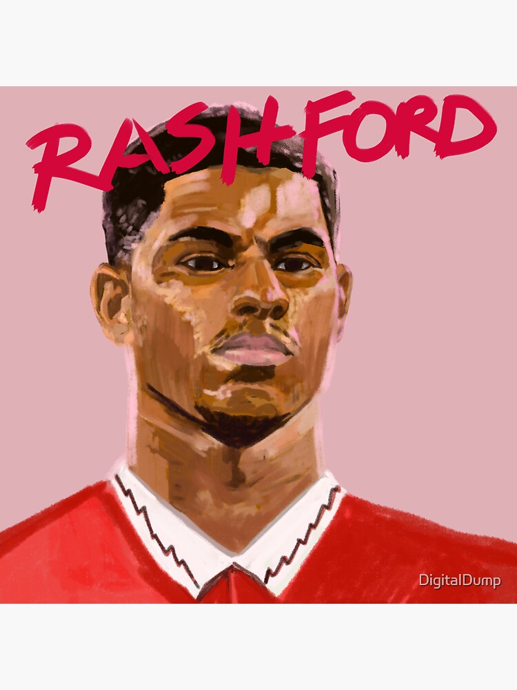 "Rashford Red" Sticker for Sale by DigitalDump | Redbubble