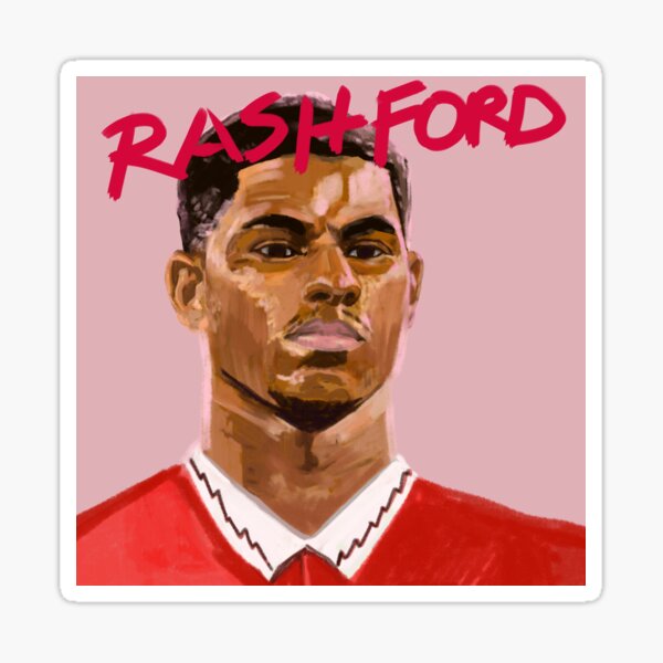 "Rashford Red" Sticker for Sale by DigitalDump | Redbubble