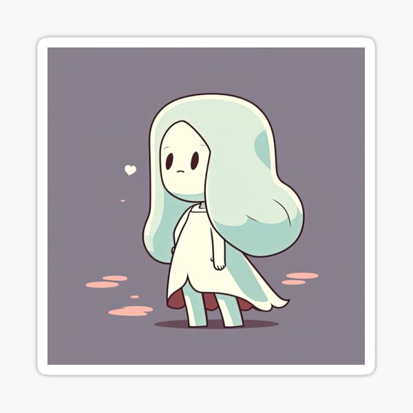 "disappointed ghost" Sticker for Sale by Chillapy | Redbubble