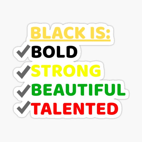 "Black history month t shirt and hydro stickers - trendy text #BHM ...