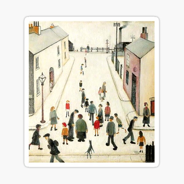 " l s lowry 1887 1976 C N 2" Sticker for Sale by AZLAM | Redbubble