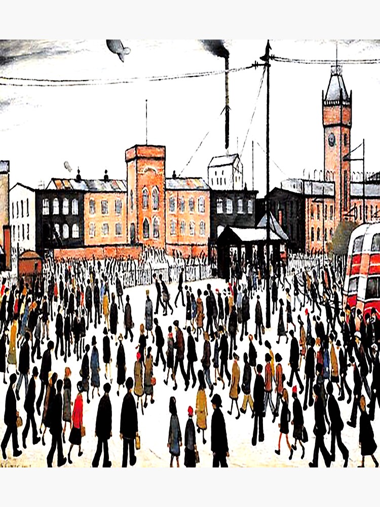 " l s lowry 1887 1976 C N 9" Sticker for Sale by AZLAM | Redbubble