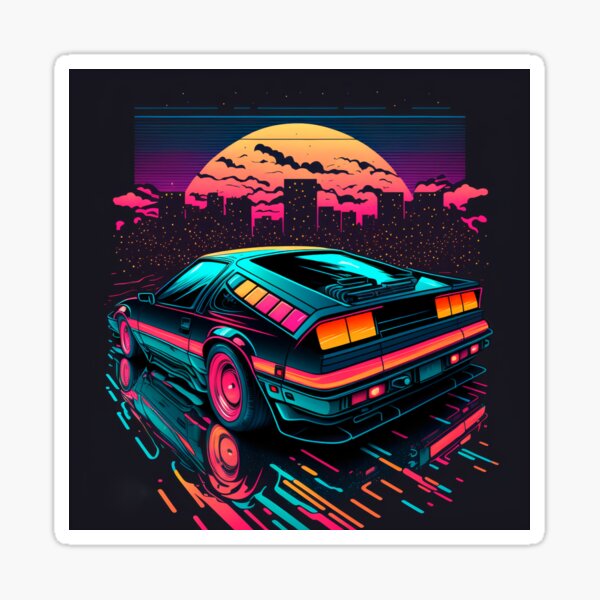 "80s 80er Party Outfit Kostüm T-Shirt" Sticker for Sale by DRS4 | Redbubble