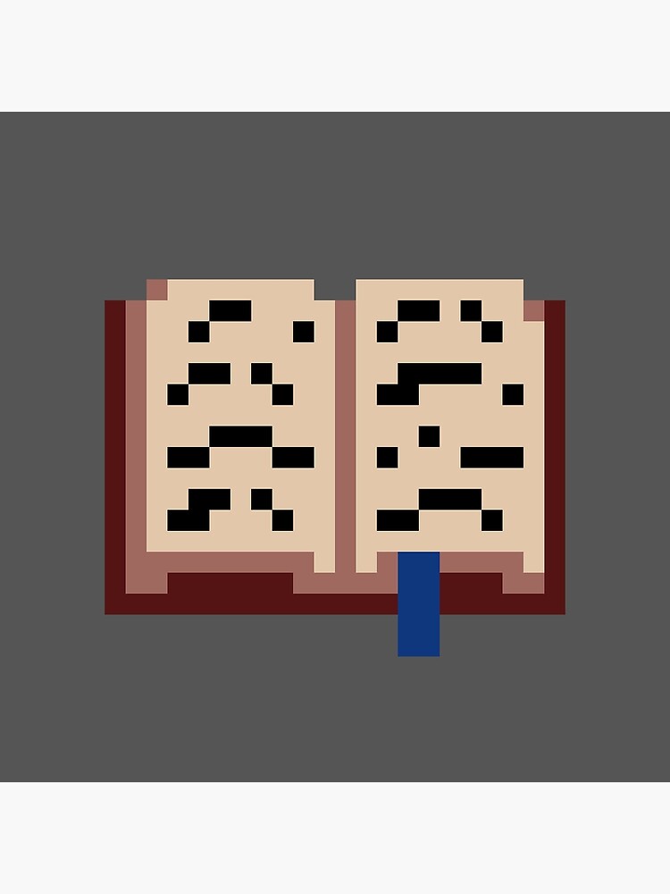"Pixel Art Book" Poster for Sale by just4pixels | Redbubble