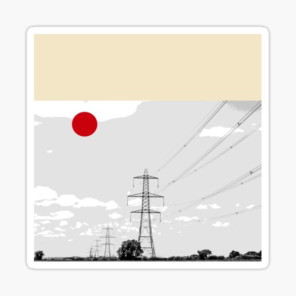 "Pylon Sun #2" Sticker for Sale by DebraCox | Redbubble