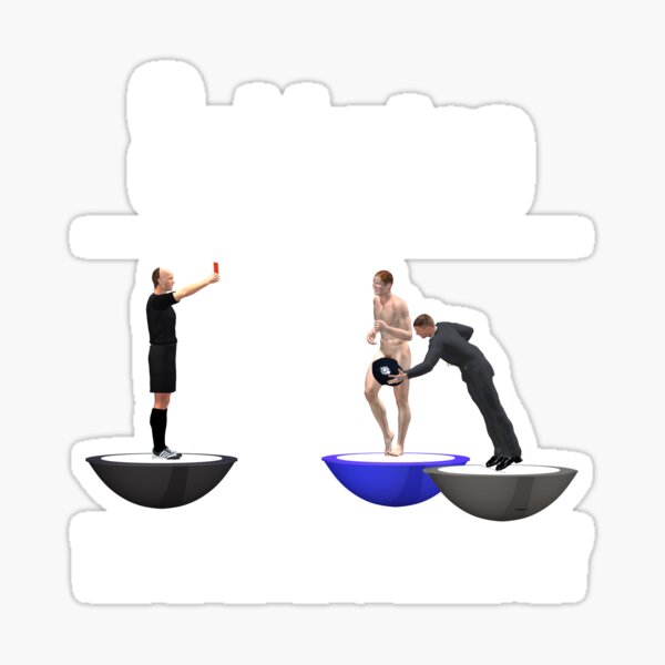 "Subbuteo: Limited Edition Streaker Set V2" Sticker for Sale by Cue ...