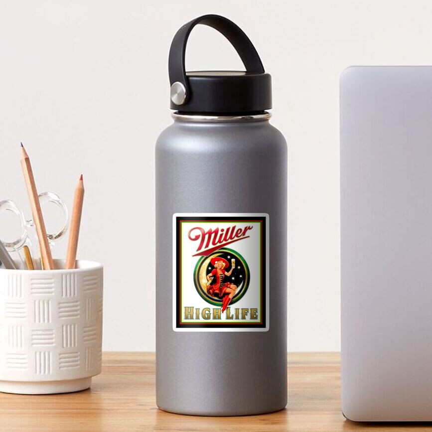 "Miller High Life" Sticker for Sale by TylerFaul23 | Redbubble