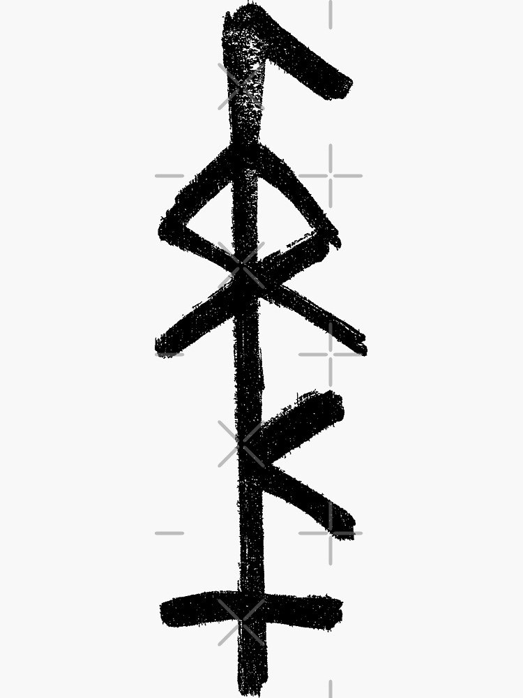 "LOKI BIND RUNE " Sticker for Sale by DAKAstudio | Redbubble