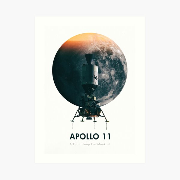 Apollo 11 Wall Art | Redbubble
