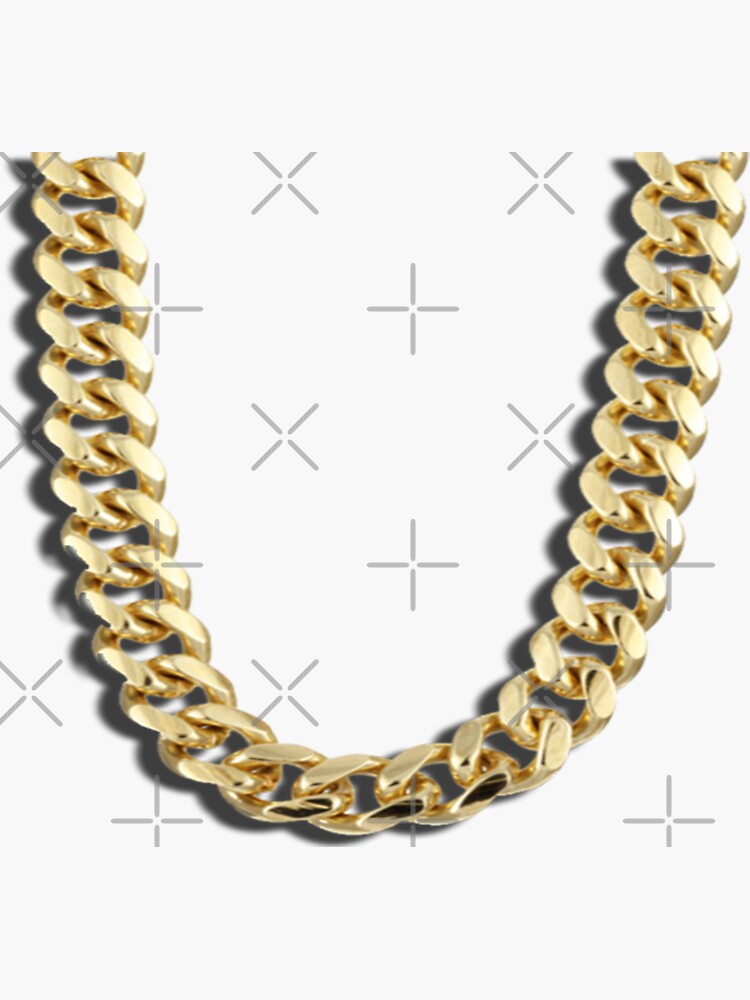 "Gold Chain" Sticker for Sale by jama777 | Redbubble