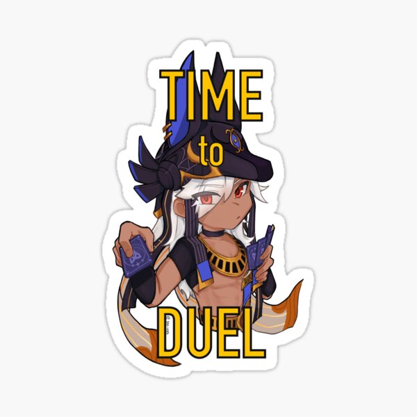 "Cyno Genshin Duel Sticker" Sticker for Sale by soliszt | Redbubble