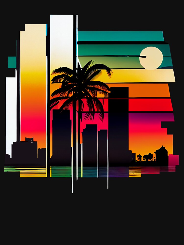 "City of Miami, Florida - the graphic design project is a vintage ...