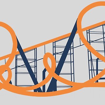 "Kings Island Vortex Design" Sticker for Sale by Nicklmeyer | Redbubble