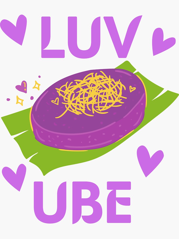 "UBE Filipino Treat" Sticker for Sale by photocatphoto | Redbubble