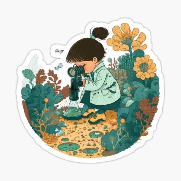 "Future Scientist" Sticker for Sale by tomatogarden | Redbubble