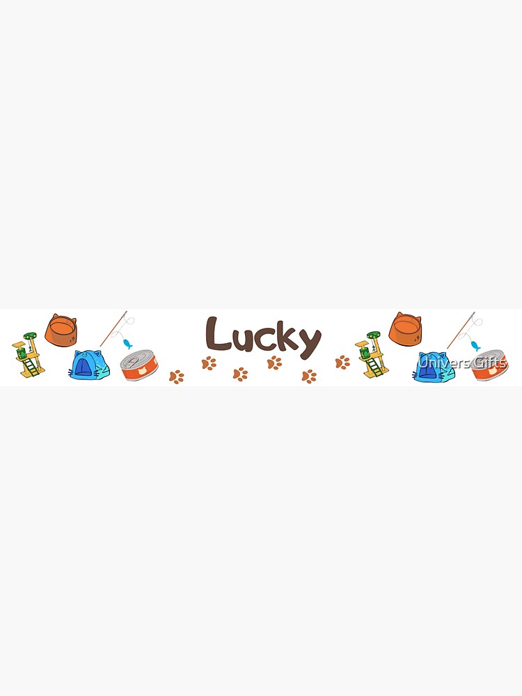 "Lucky" Sticker for Sale by irenhr | Redbubble