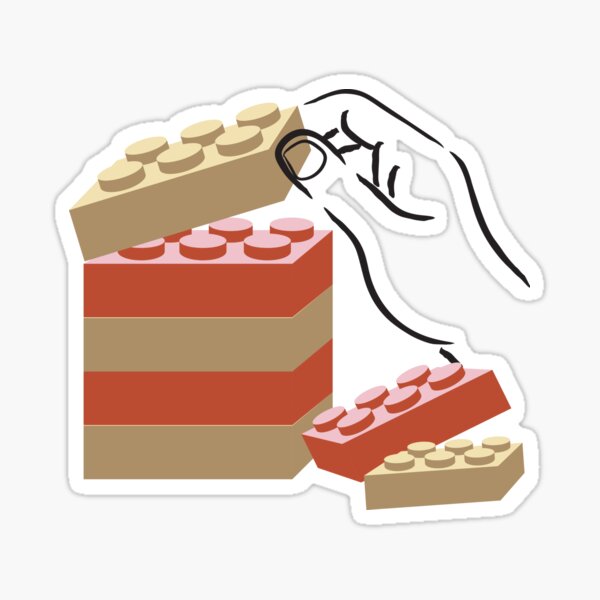 "build" Sticker for Sale by kimtangdesign | Redbubble