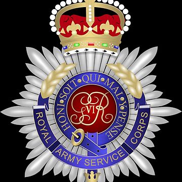 "Royal Army Service Corps" Sticker for Sale by How67 | Redbubble