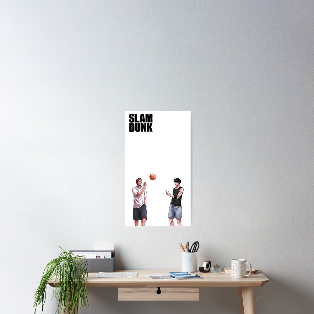 "slam dunk" Poster for Sale by Thebestindesign | Redbubble