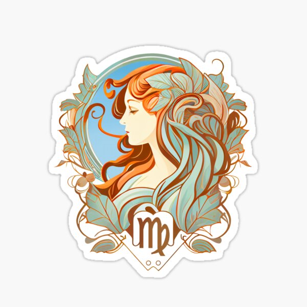 "Virgo" Sticker for Sale by ArtisticArcadia | Redbubble