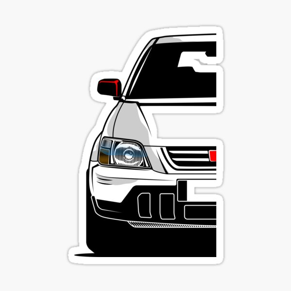 "CRV 2001" Sticker for Sale by CopiPanilArt | Redbubble