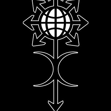 "Technomancer Chaos Magick Symbol & Motto" Sticker for Sale by ...