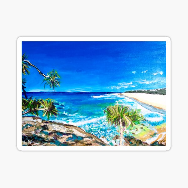"Noosa National Park Viewing" Sticker for Sale by gillsart | Redbubble