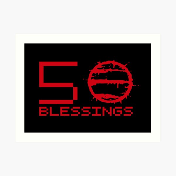 "Hotline Miami: 50 Blessings - Text" Art Print for Sale by Djidiouf ...