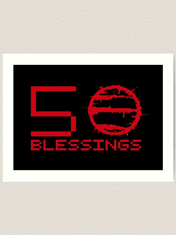 "Hotline Miami: 50 Blessings - Text" Art Print for Sale by Djidiouf ...